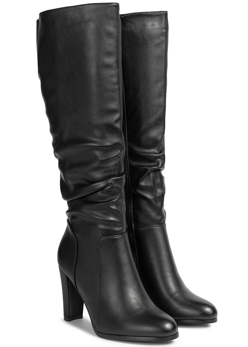 Seventyseven Lifestyle Damen Stiefel Absatz 9cm Kunstleder Zipper ... Seventyseven Lifestyle Damen Stiefel Absatz 9cm Kunstleder Zipper ...