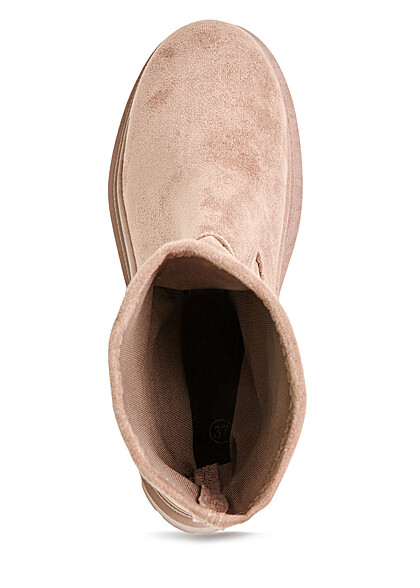 Seventyseven Lifestyle Damen Schuh Stiefel Velour-Optik khaki Seventyseven Lifestyle Damen Schuh Stiefel Velour-Optik khaki